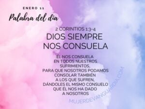 Dios te consuela siempre