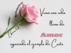 Vive una vida llena de amor